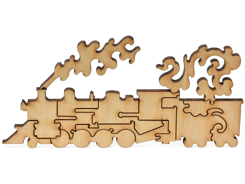 Train Smoke Wooden Jigsaw Puzzle | Liberty Puzzles