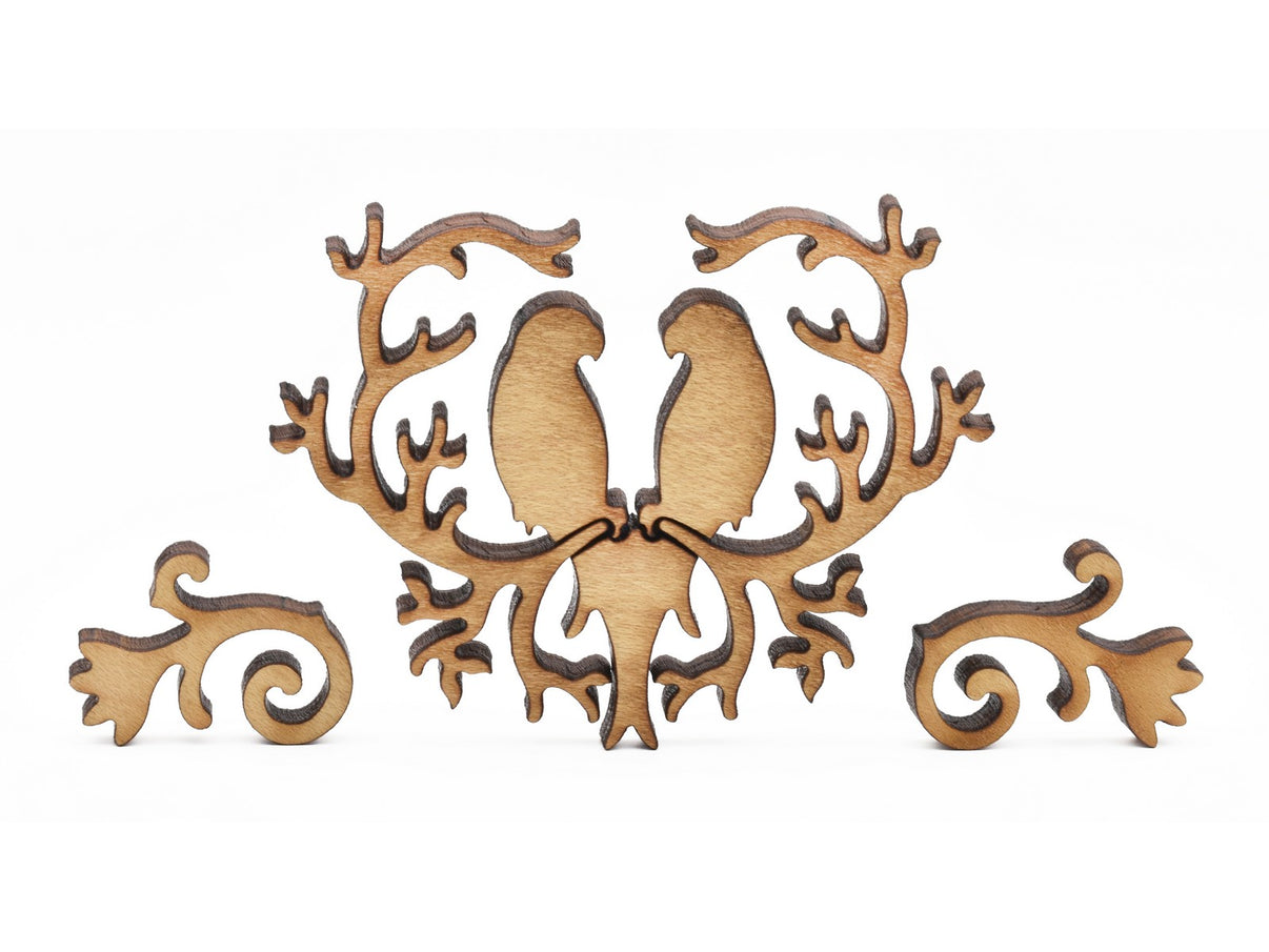 Love Birds - Birds of Paradise Wooden Jigsaw Puzzle | Liberty Puzzles