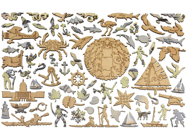 Chesapeake Bay Map Wooden Jigsaw Puzzle | Liberty Puzzles