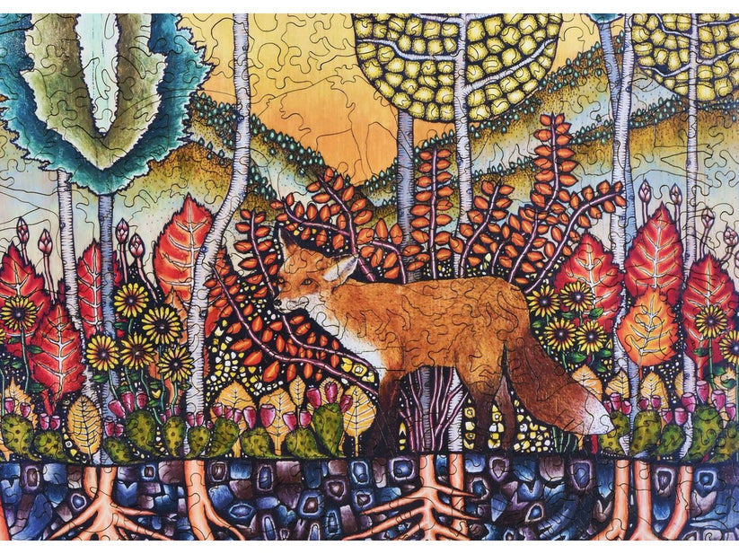 Fall Bloom Wooden Jigsaw Puzzle | Liberty Puzzles