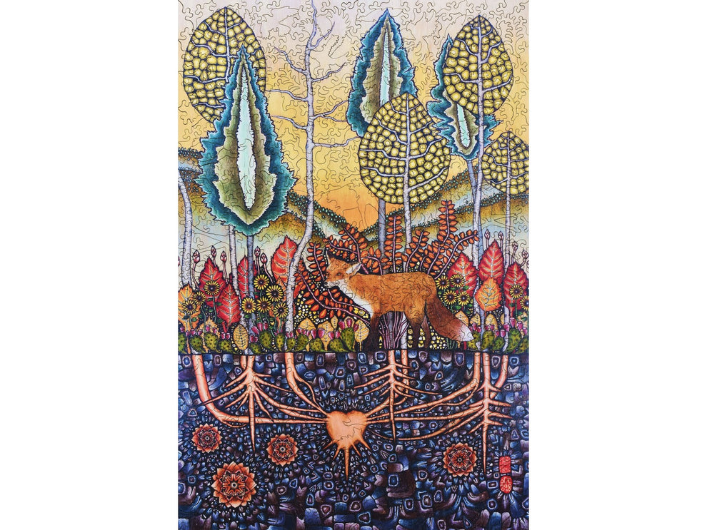 Fall Bloom Wooden Jigsaw Puzzle | Liberty Puzzles