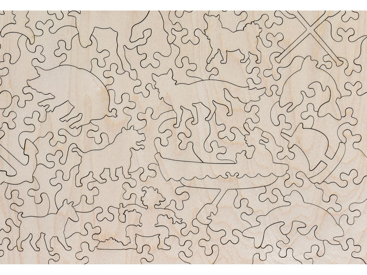 Friends That Row Together Wooden Jigsaw Puzzle | Liberty Puzzles