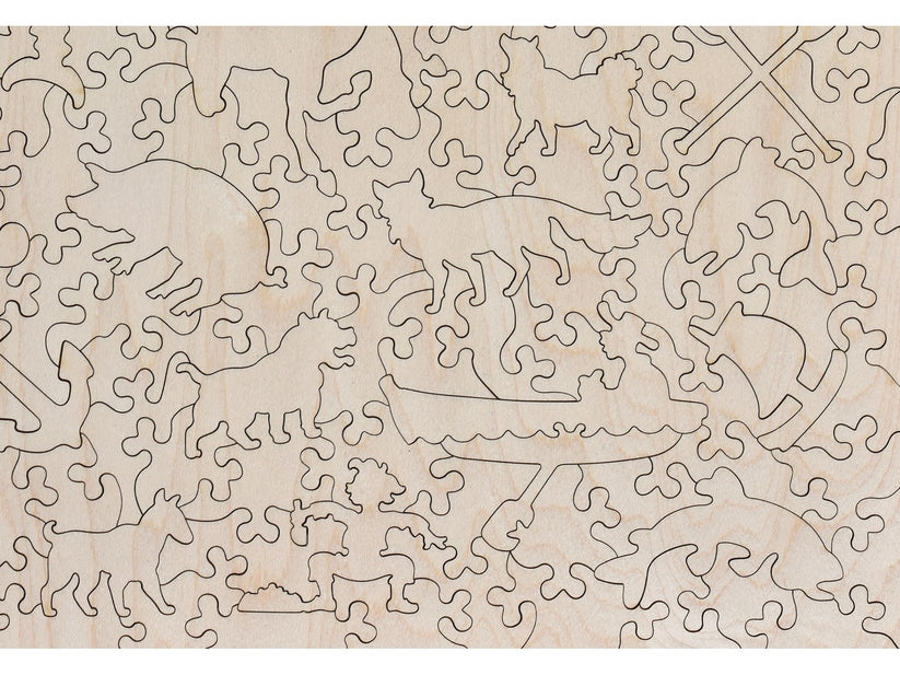 Friends That Row Together Wooden Jigsaw Puzzle | Liberty Puzzles