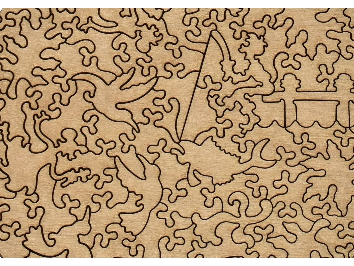 Japanese Bridge in Monet's Garden Wooden Jigsaw Puzzle | Liberty Puzzles