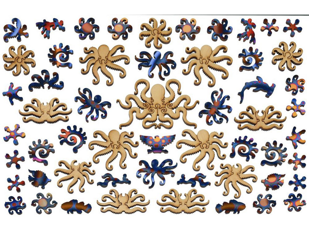 Octopus Wooden Jigsaw Puzzle | Liberty Puzzles