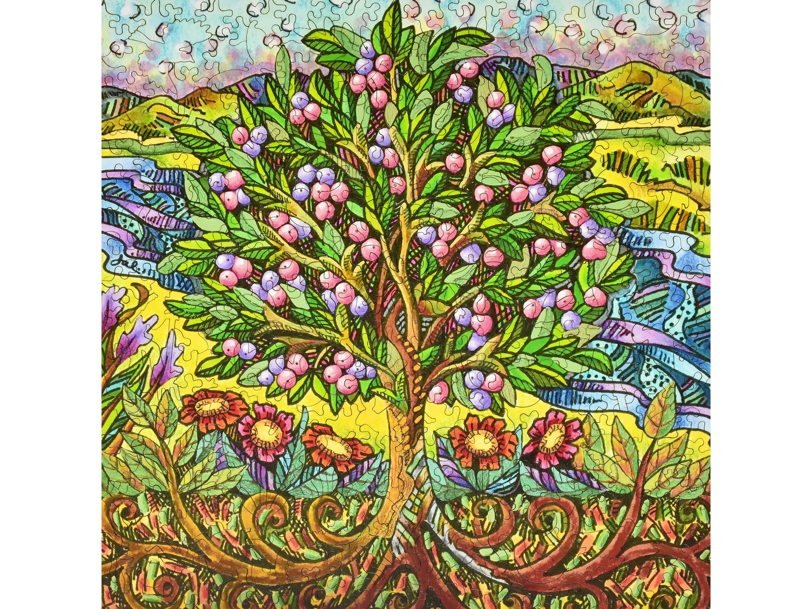 Plum Tree Wooden Jigsaw Puzzle | Liberty Puzzles