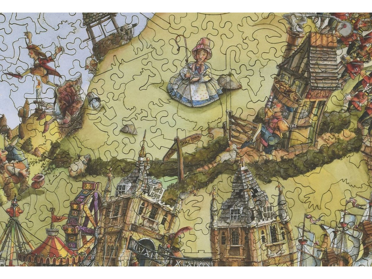 The Valley of Rhyme Wooden Jigsaw Puzzle | Liberty Puzzles