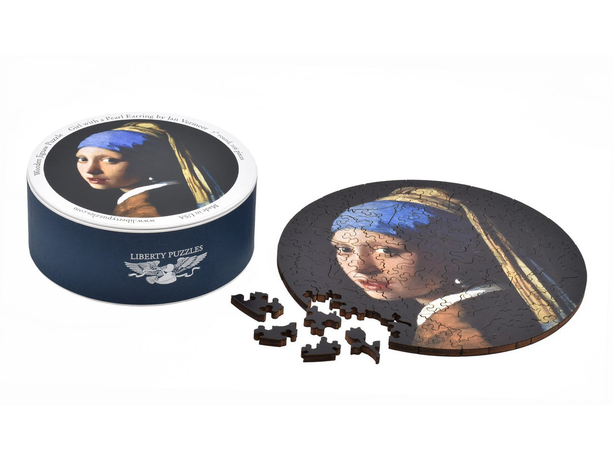Girl with a Pearl Earring Wooden Jigsaw Puzzle | Liberty Puzzles