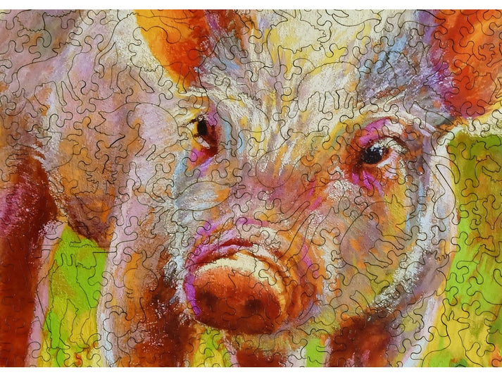 Piggy Wooden Jigsaw Puzzle | Liberty Puzzles