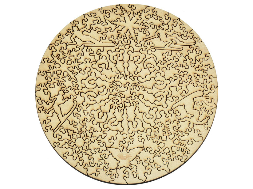 Snowflake Wooden Jigsaw Puzzle | Liberty Puzzles