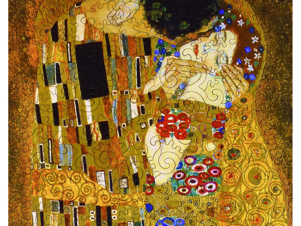 The Kiss Wooden Jigsaw Puzzle | Liberty Puzzles